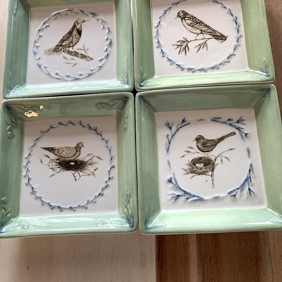 Dining | Four Mini Songbird Plates | Poshmark